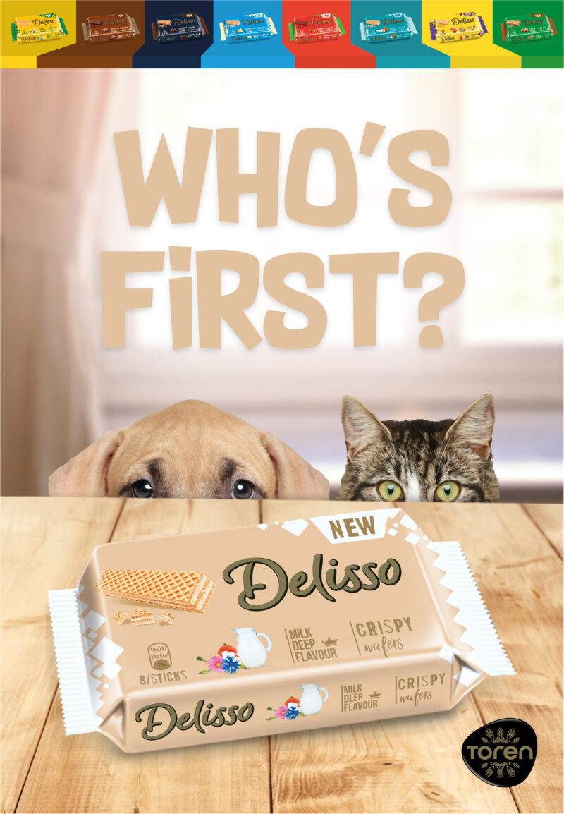 Delisso Milk Cream Flavour Wafer - TorenUSA