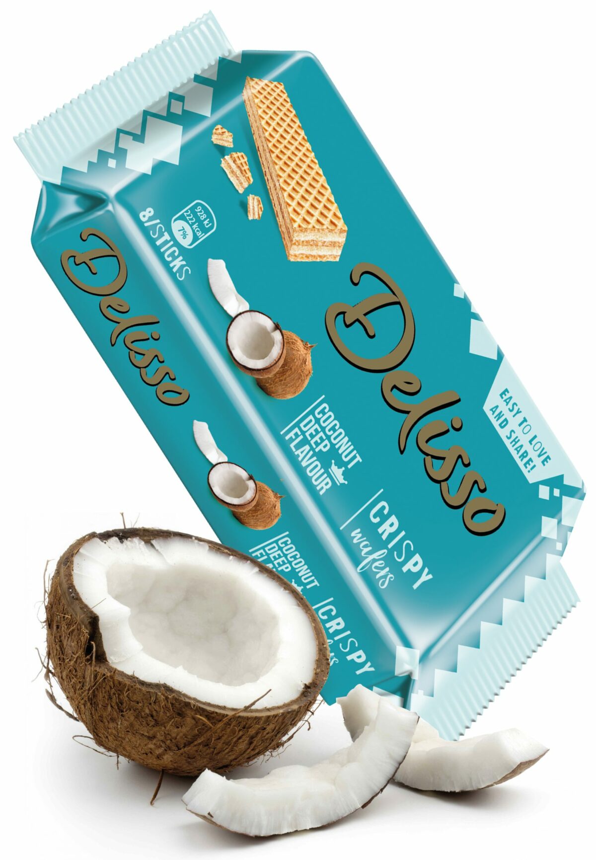 Delisso Lemon Cream Flavour Wafer - TorenUSA