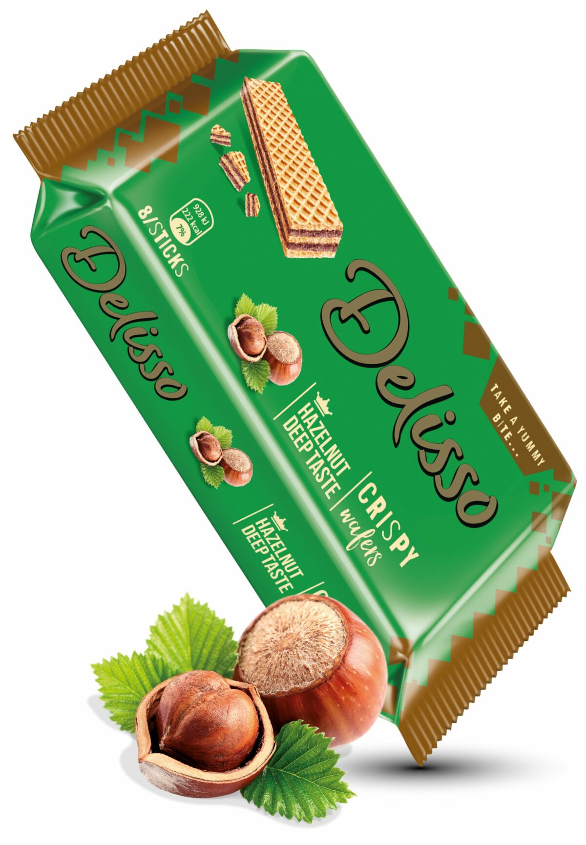 Delisso Hazelnut Cream Flavour Wafer - TorenUSA
