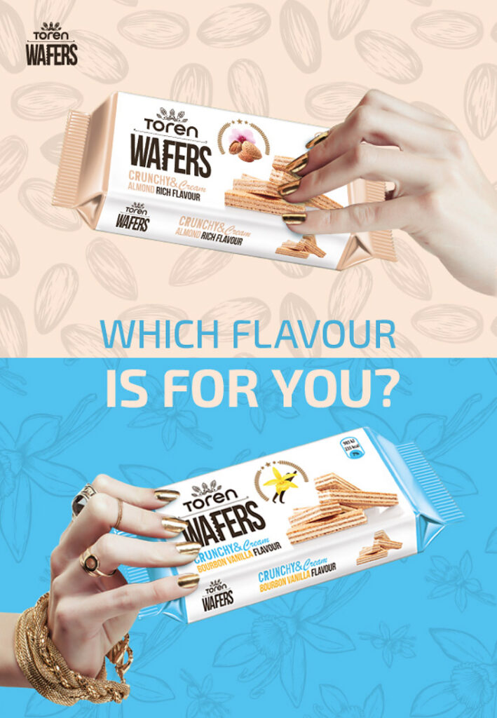 Premium Wafers Almond Cream - TorenUSA