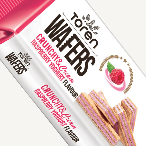 Premium Wafers Raspberry Yoghurt Cream - TorenUSA
